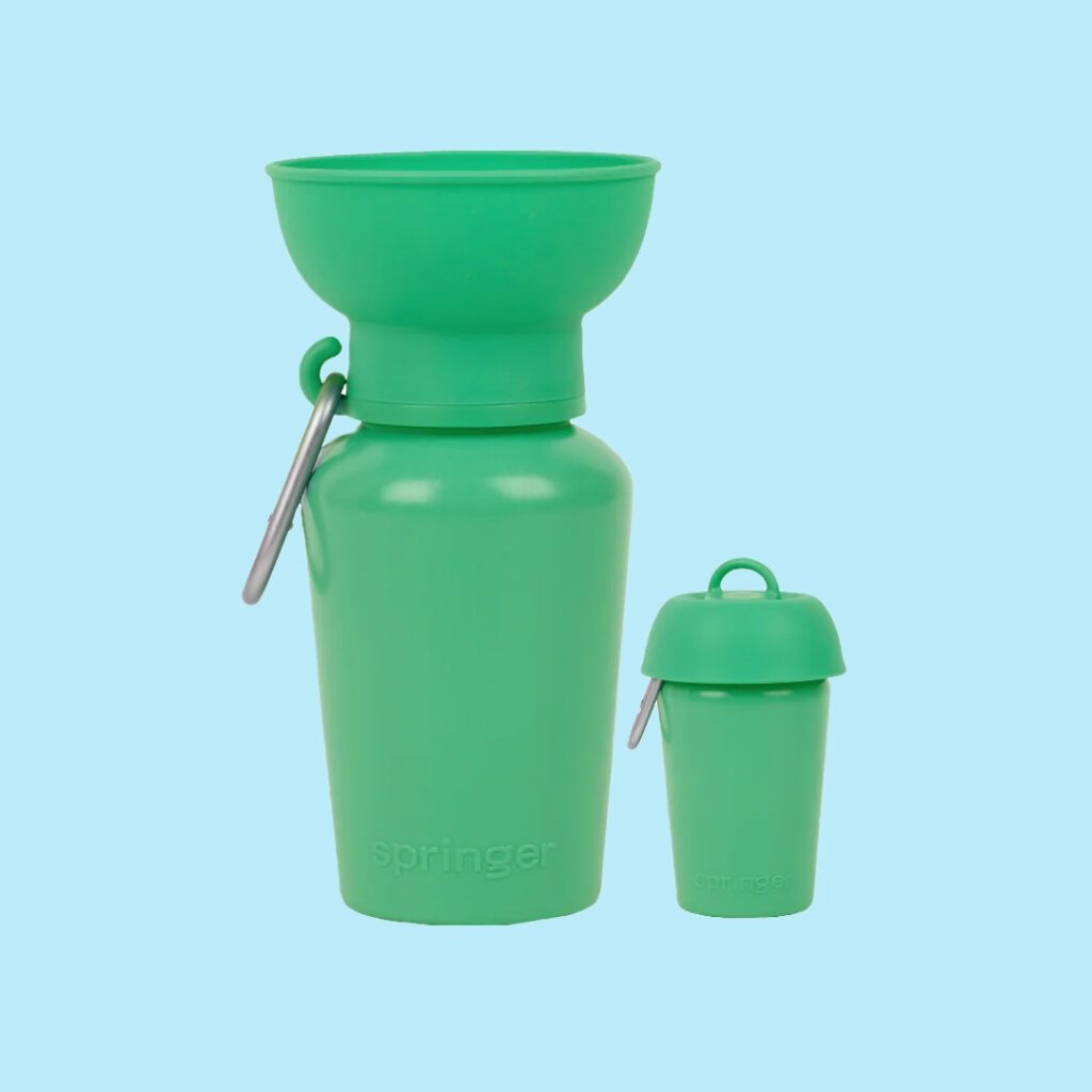 Flip Springer Dog Travel Water Bottle 600ml - Gentle Pets | Premium Pet ...